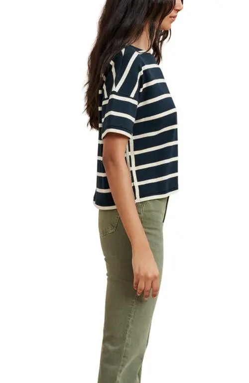 LA LIGNE Short Sleeve Breton Tee
