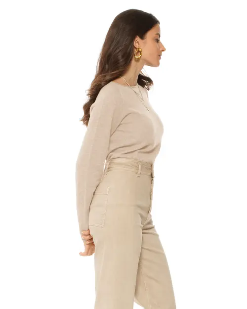 MONTICELLI CASHMERE Ultralight Cashmere Crew Neck Sweater