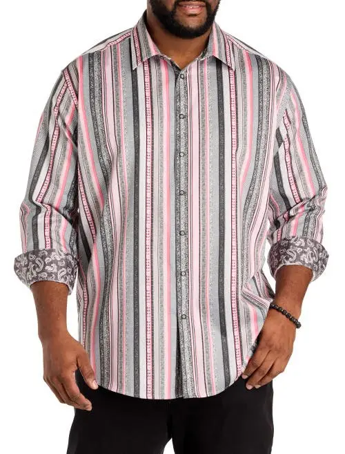 Robert Graham Big & Tall Bramshaw Sport Shirt