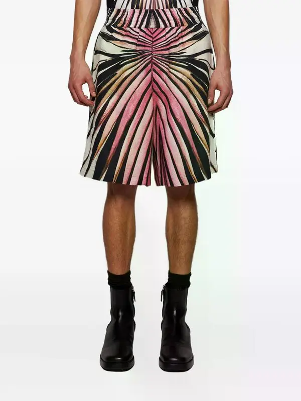 Roberto Cavalli Printed Shorts - Pink