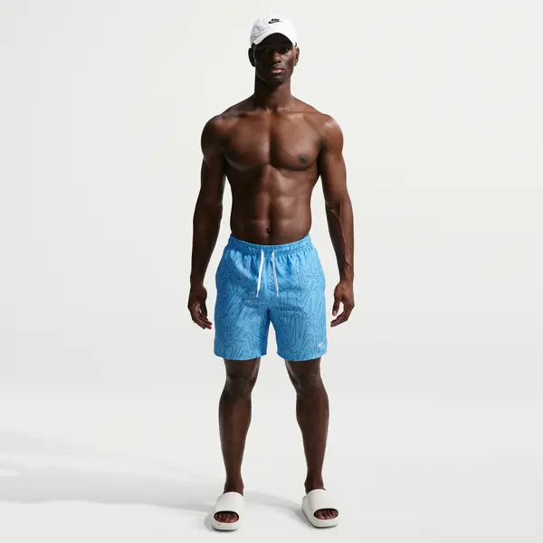 Nike Swim Breaker 7" Brief-lined Volley Short - Blue