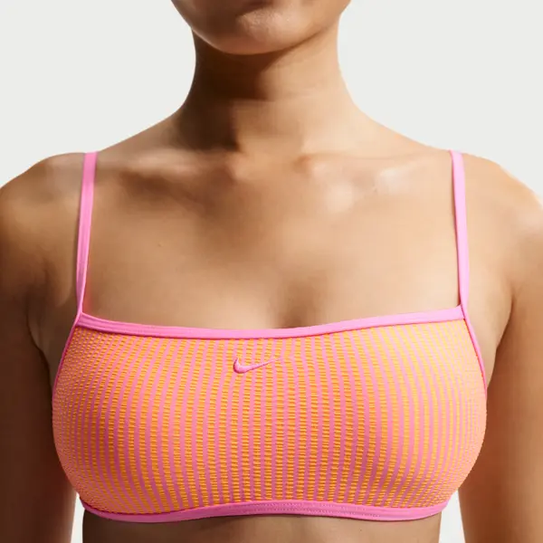 Nike Ripple Texture Bralette Bikini Top