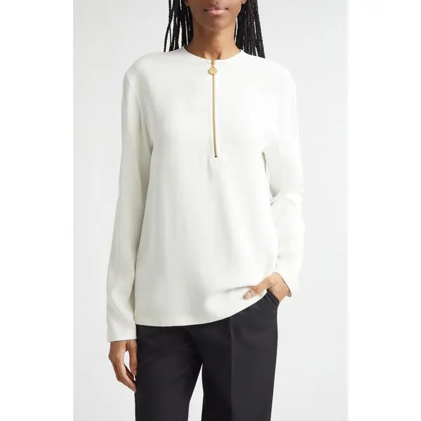 Stella McCartney Iconic Zip Detail Top - White