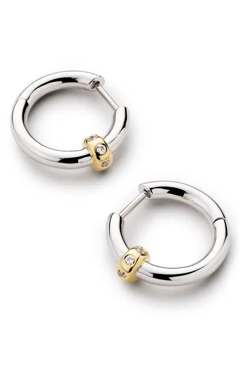 ANA LUISA Cyrus Two-tone Hoop Earrings