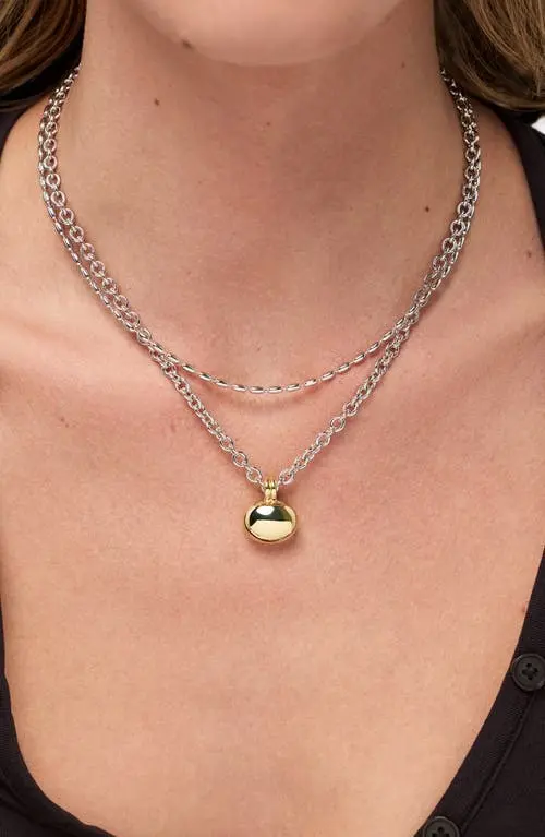 ANA LUISA Pebble Pendant Chain Necklace