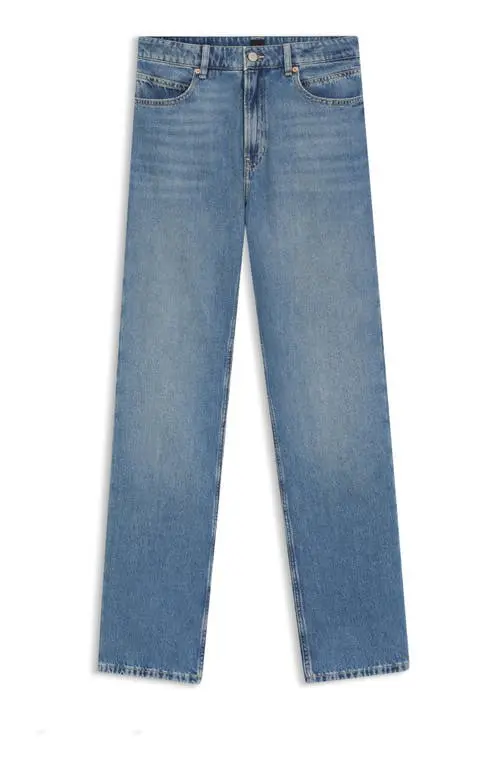 Hugo Boss Ada High-waist Wide-leg Jeans
