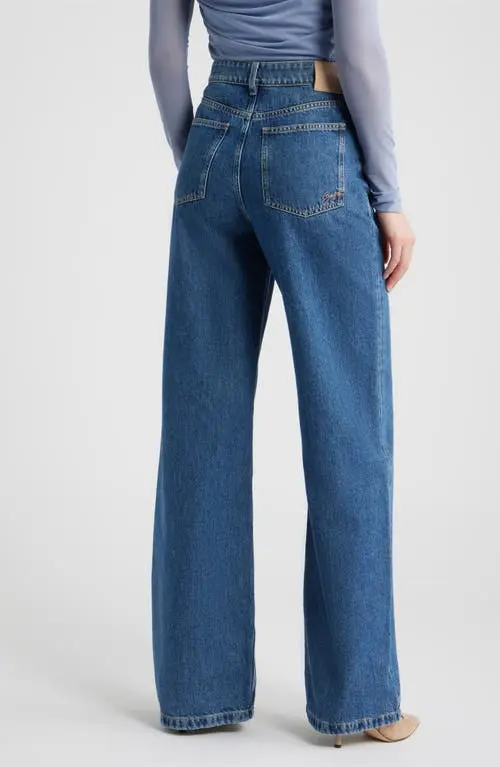 Hugo Boss High Waist Wide Leg Jeans