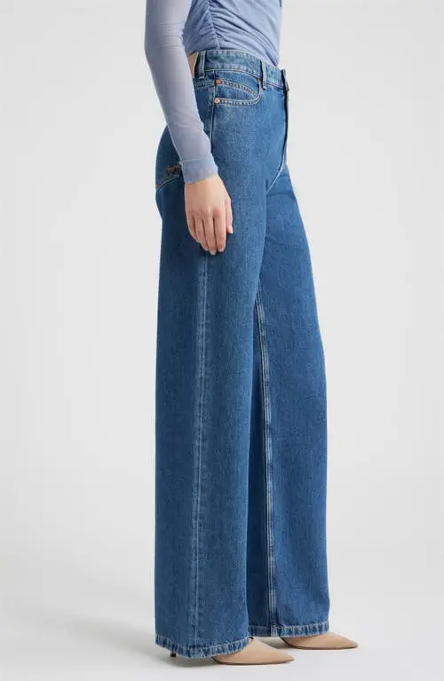 Hugo Boss High Waist Wide Leg Jeans