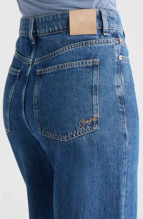 Hugo Boss High Waist Wide Leg Jeans