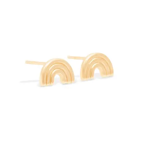 CAMPBELL + CHARLOTTE Mini Juju Rainbow Stud Earrings