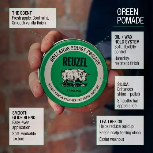 REUZEL Green Pomade Grease - None