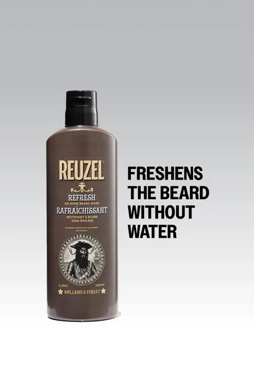 REUZEL Refresh No Rinse Beard Wash - None