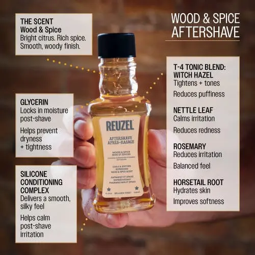REUZEL Wood & Spice Aftershave