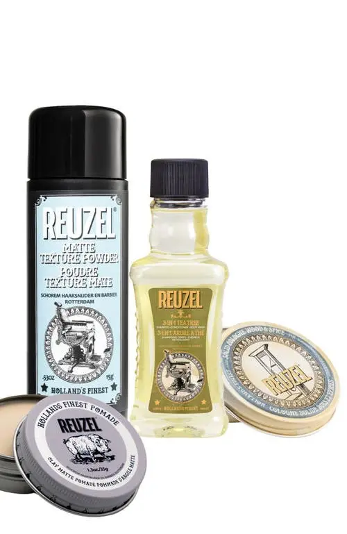 REUZEL Firm Hold & Texture Hair Try Me Kit - None