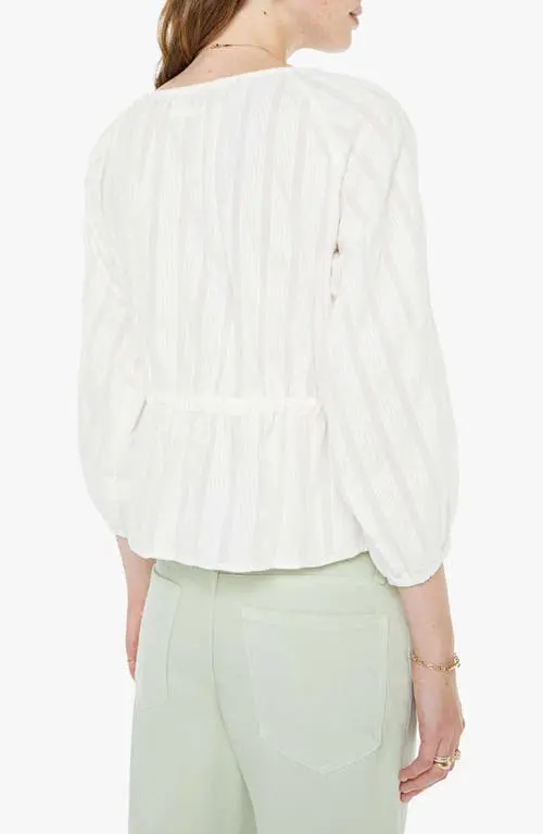 MOTHER The Love Child Split Neck Top