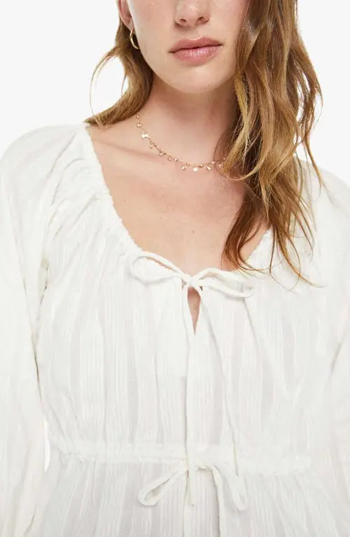 MOTHER The Love Child Split Neck Top