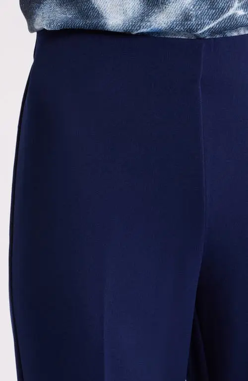 Anne Klein Hollywood Waist Straight Leg Ankle Pull-on Pants - Distant Mountain