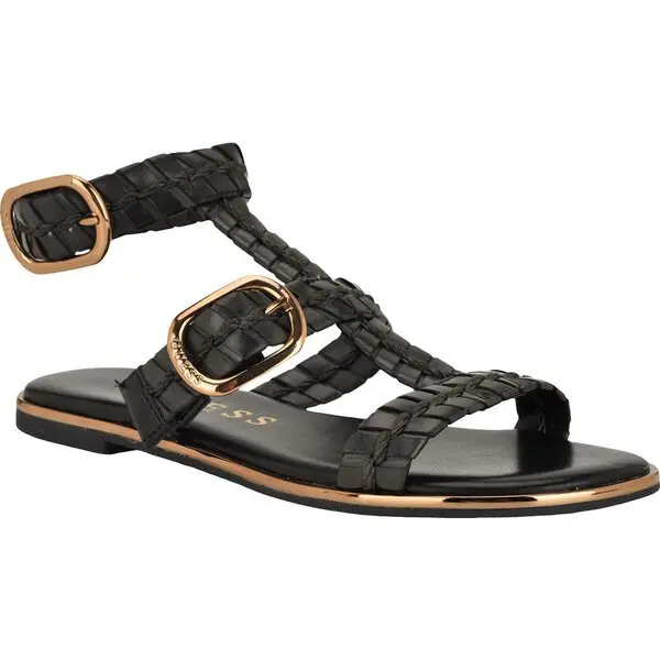 Guess Ankle Strap Sandal - Black