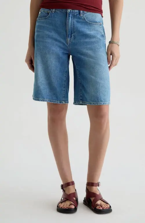 Ag Thalia Denim Bermuda Shorts