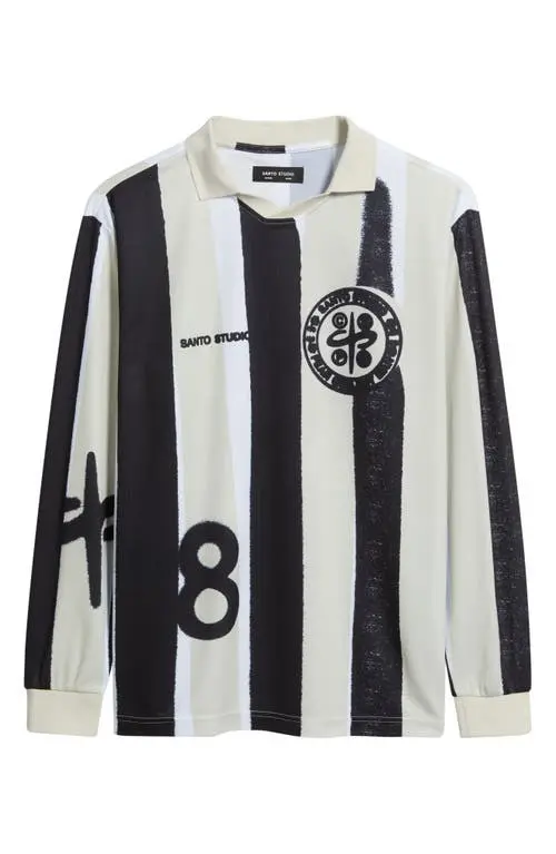 SANTO STUDIO Team Long Sleeve Club Jersey - Black