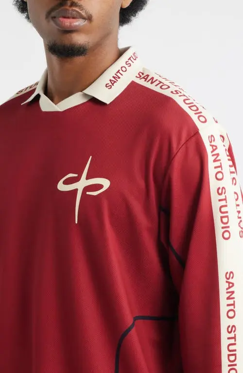 SANTO STUDIO Crest Racing Club Jersey - Red