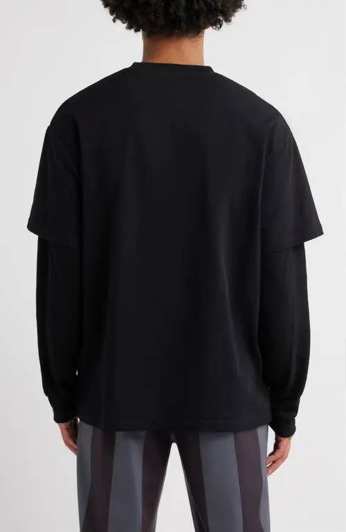 SANTO STUDIO Forever Graphic Layered T-shirt