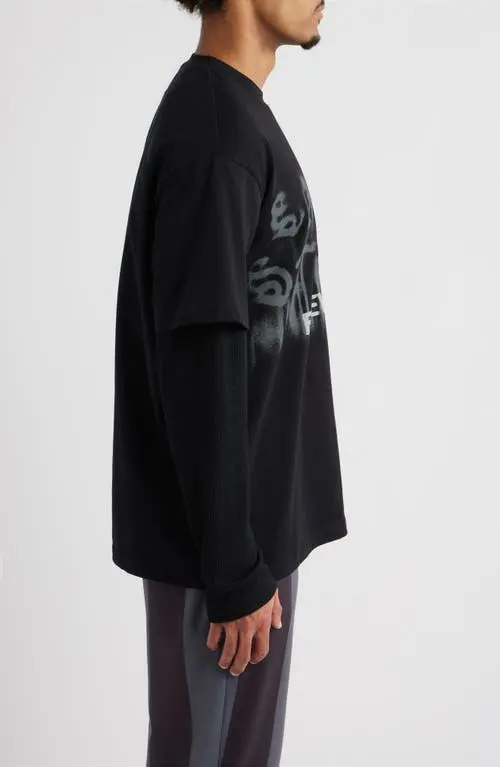 SANTO STUDIO Forever Graphic Layered T-shirt