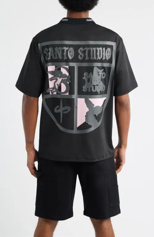 SANTO STUDIO Crest Club Polo