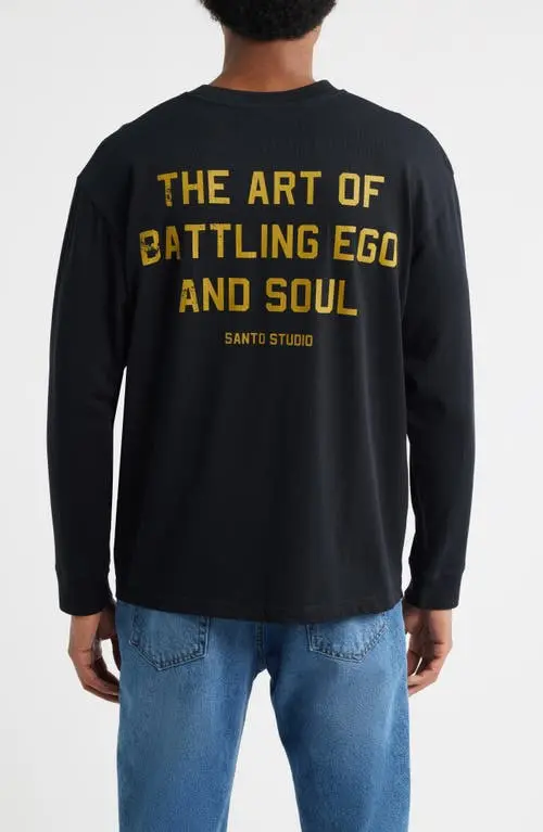 SANTO STUDIO Boxing Division Long Sleeve Graphic T-shirt