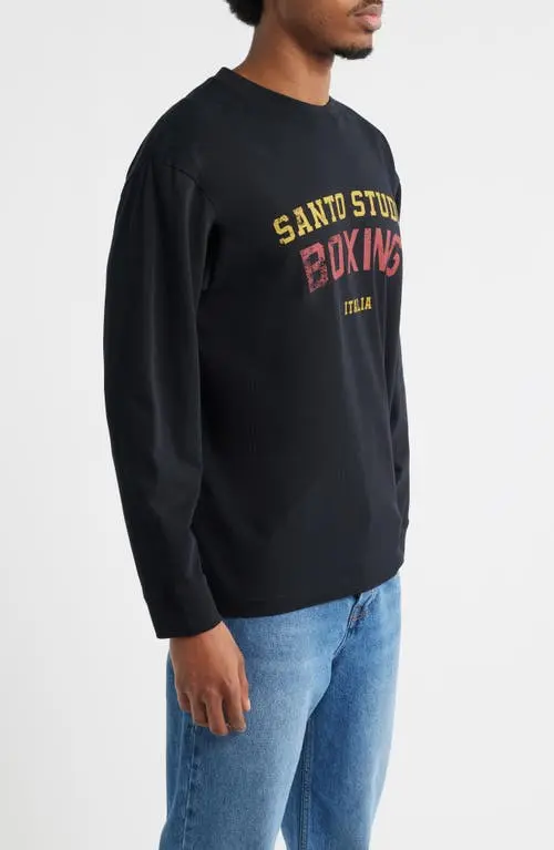 SANTO STUDIO Boxing Division Long Sleeve Graphic T-shirt