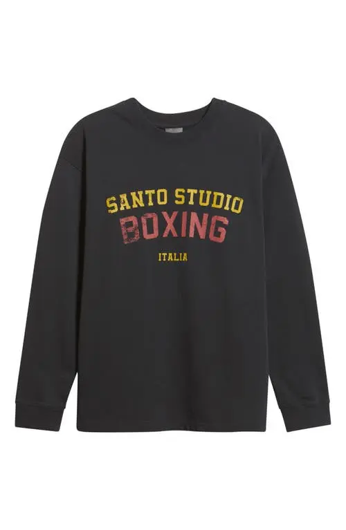 SANTO STUDIO Boxing Division Long Sleeve Graphic T-shirt