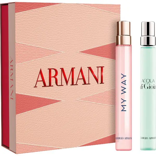 ARMANI My Way & Acqua Di Gioia Eau De Parfum Travel Sprays Set - No Color