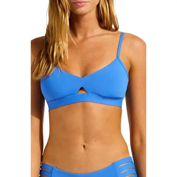 Seafolly Collective Hybrid Bikini Top - Sapphire