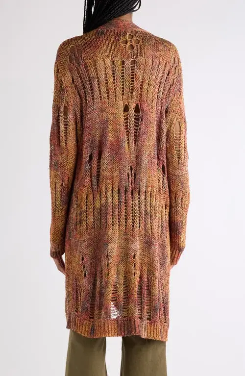 Isabel Marant Étoile Hanae Openwork Ladder Stitch Cardigan