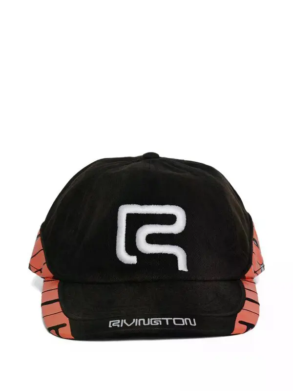 RIVINGTON ROI REBIS Metarosa Embroidered Baseball Cap - Black