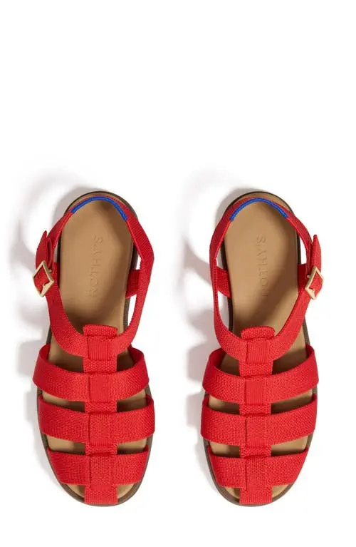 Rothy's The Fisherman Sandal - Scarlet