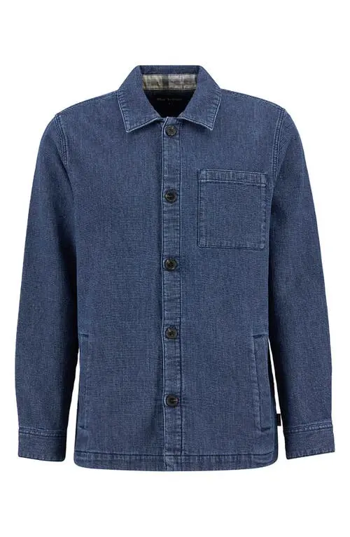 Barbour Aickman Textured Cotton Canvas Button-up Overshirt