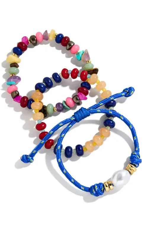 Baublebar Set Of 3 Assorted Bracelets - Blue Multi