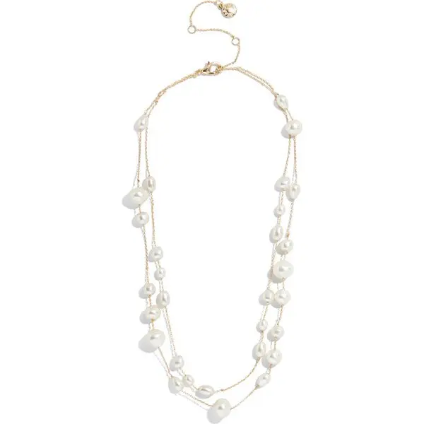 Baublebar Blair Layered Necklace - Pearl