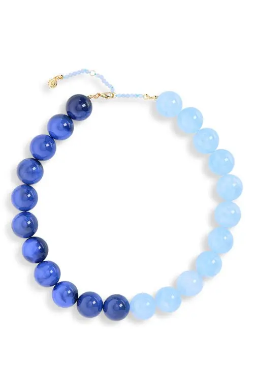 Baublebar Jane Semiprecious Beaded Statement Necklace - Blue