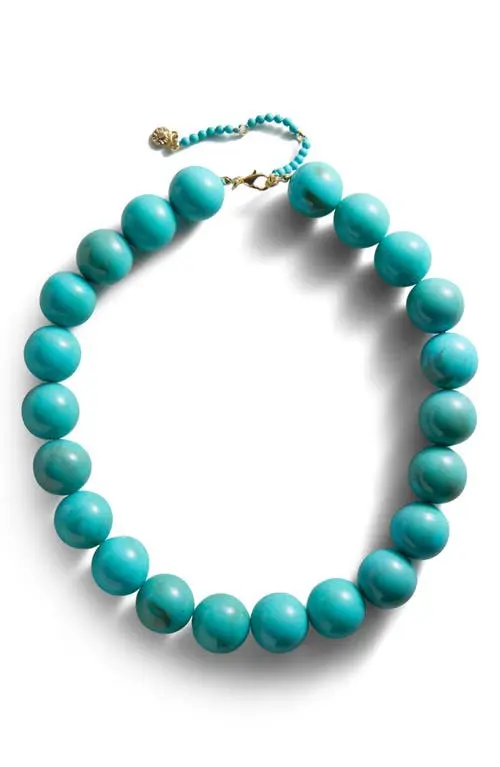 Baublebar Jane Semiprecious Beaded Statement Necklace - Turquoise