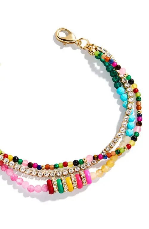 Baublebar Rowan Semiprecious Stone Layered Bracelet - Pink Multi