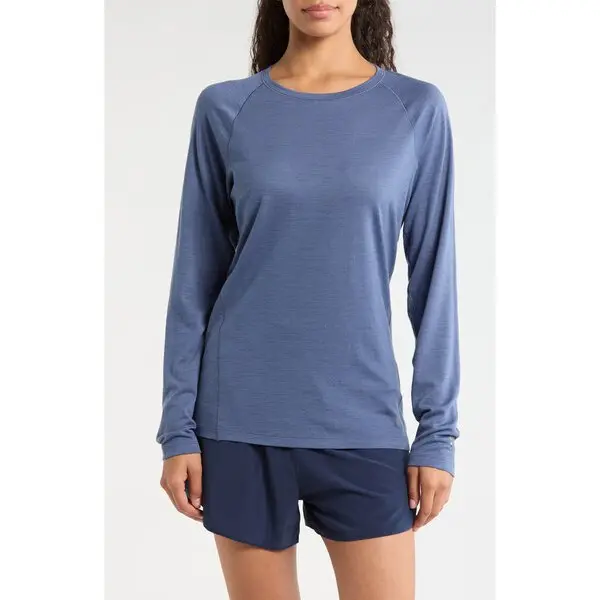Smartwool Classic All Season Merino Wool Base Layer Long Sleeve T-shirt - Nightfall Blue