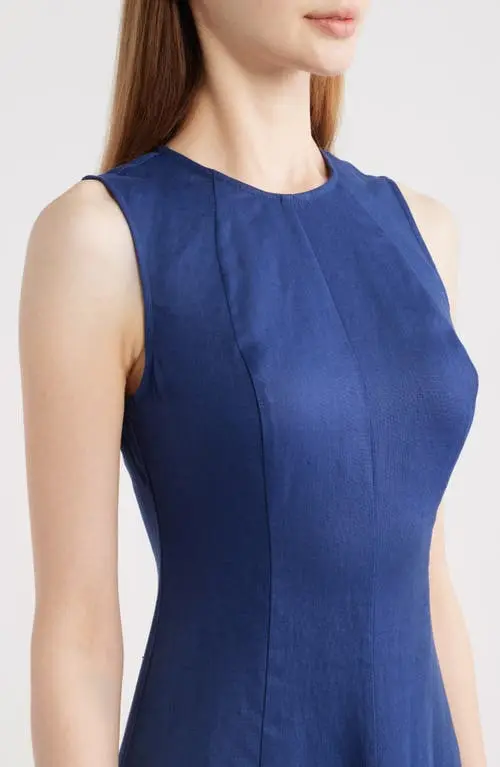 REFORMATION Cecila Sleeveless Linen Maxi Dress - Danube