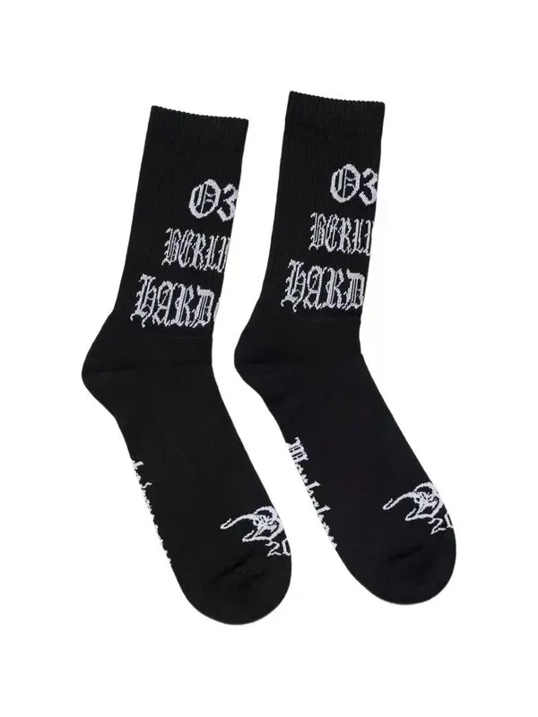 032C Logo Socks - Black