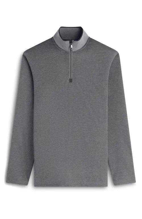 Bugatchi Quarter-zip Pullover - Graphite