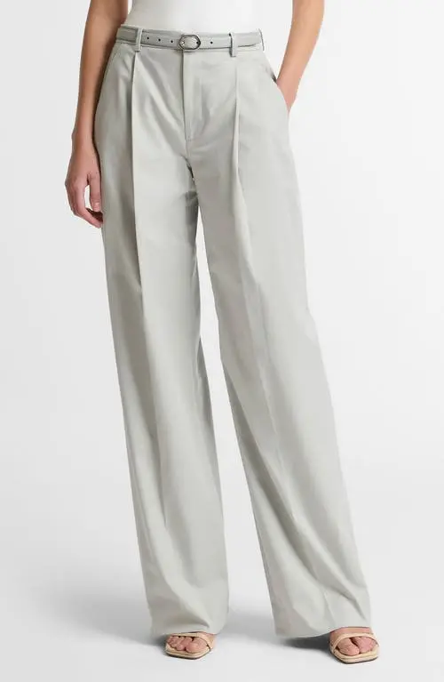 Vince Camille Mid-rise Wide Leg Trousers - Pale Tide