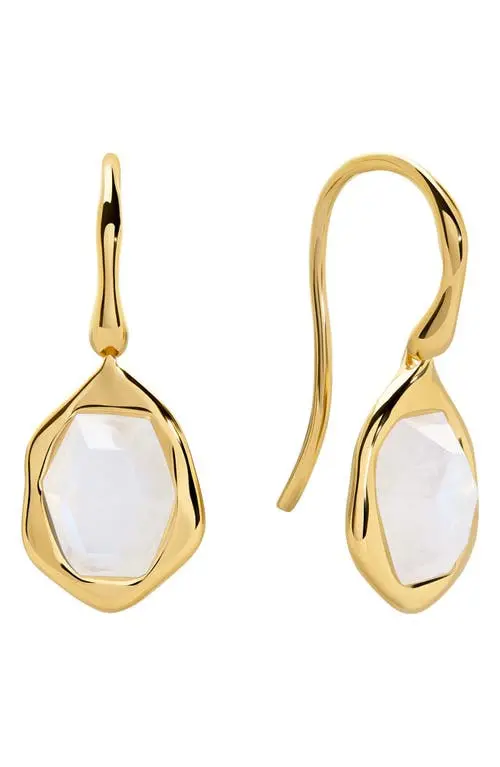 Monica Vinader Odyssey Drop Earrings - 18k Gold Vermeil/moonstone
