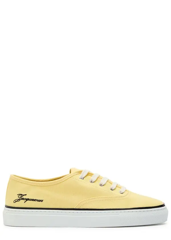 Jacquemus Les Fefe Logo-embroidered Sneakers - Yellow