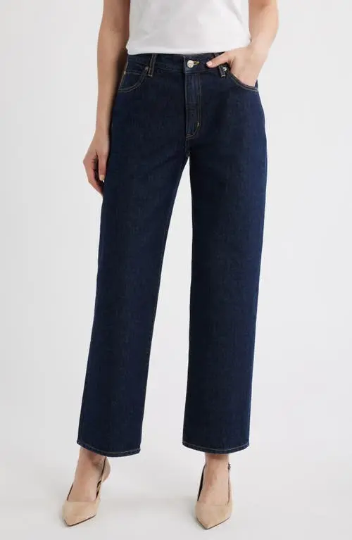 FRAME The Hang Long Straight-leg Jeans - Rinse